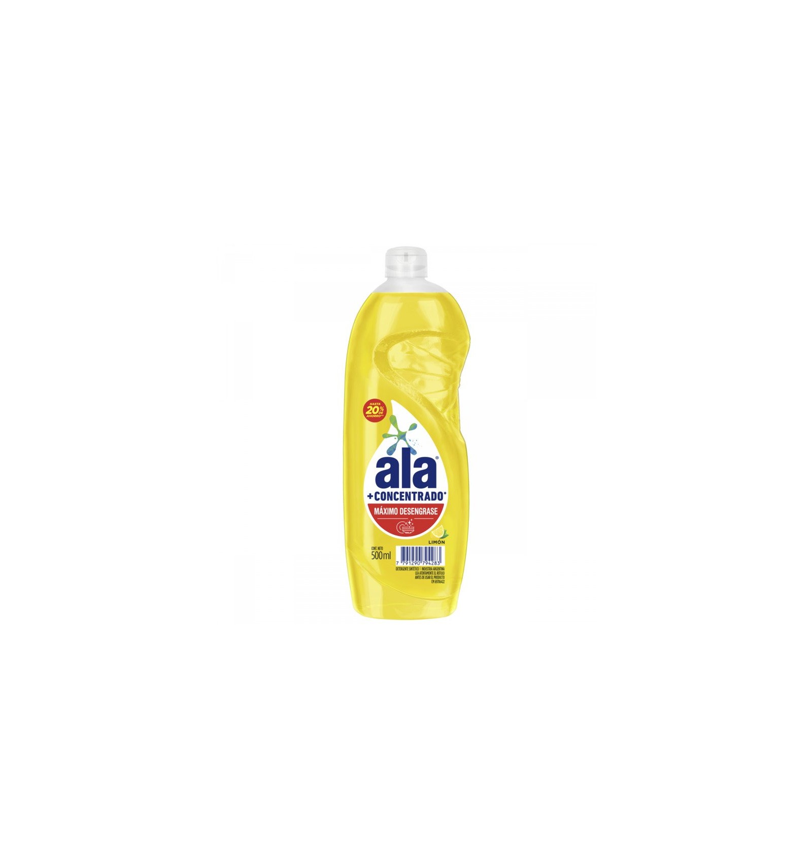 ALA CONCENTRADO LV VAJILLA LIMON BOT 500 ML - Distribuidora SAICA